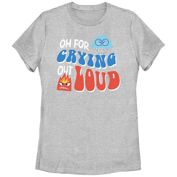 Disney / Pixar's Inside Out 2 Oh For Crying Out Loud Juniors' Graphic Tee