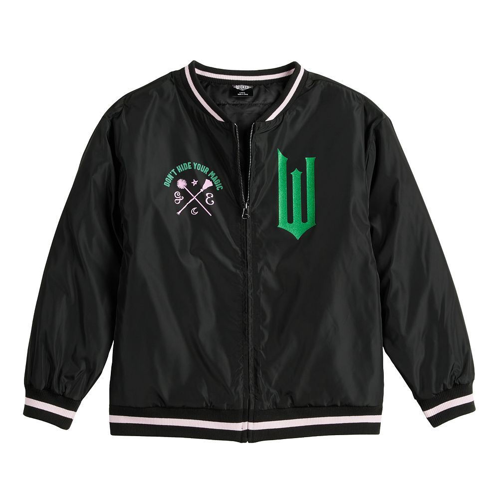 Girls 7-16 Wicked Oz Don't Hide Your Magic Bomber Jacket