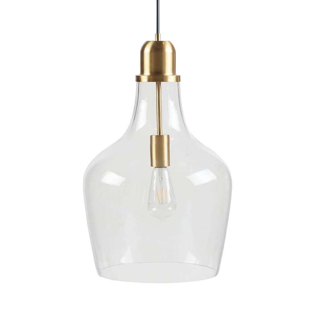 INK+IVY Auburn Bell Shaped Glass Pendant