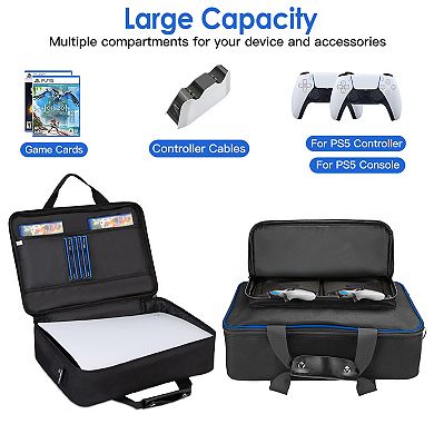 Black, Portable Carrying Case For Ps5 Digital Edition