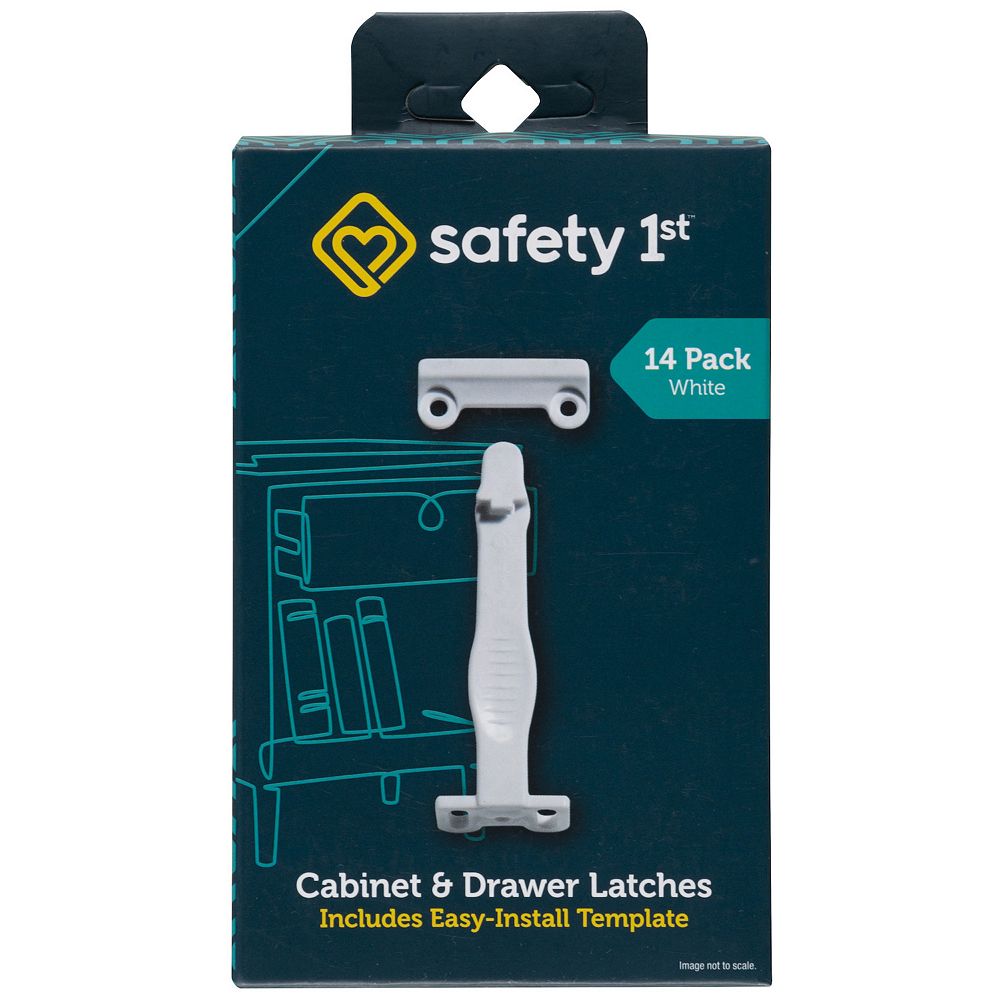 Safety 1st 14-Pack Cabinet & Drawer Latch Set