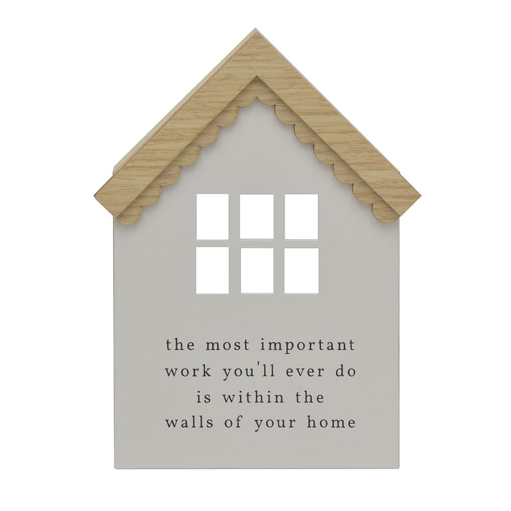 Belle Maison House Shaped Caption Box Table Decor