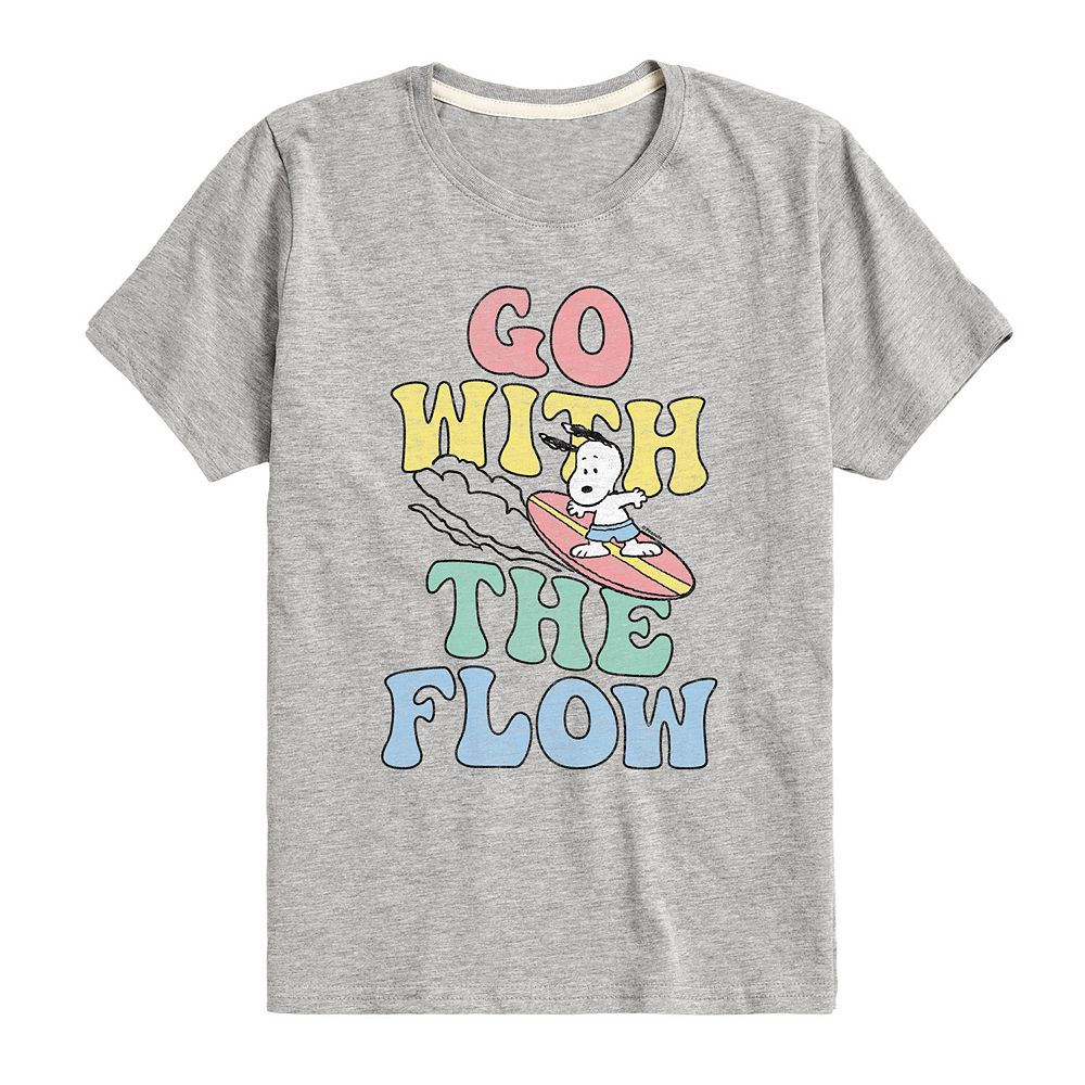 Boys 8-20 Peanuts Snoopy Go With The Flow Graphic Tee