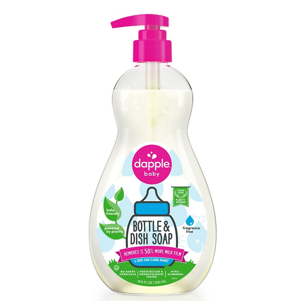Dapple Baby Bottle & Dish Soap Refill Fragrance Free 16.9oz