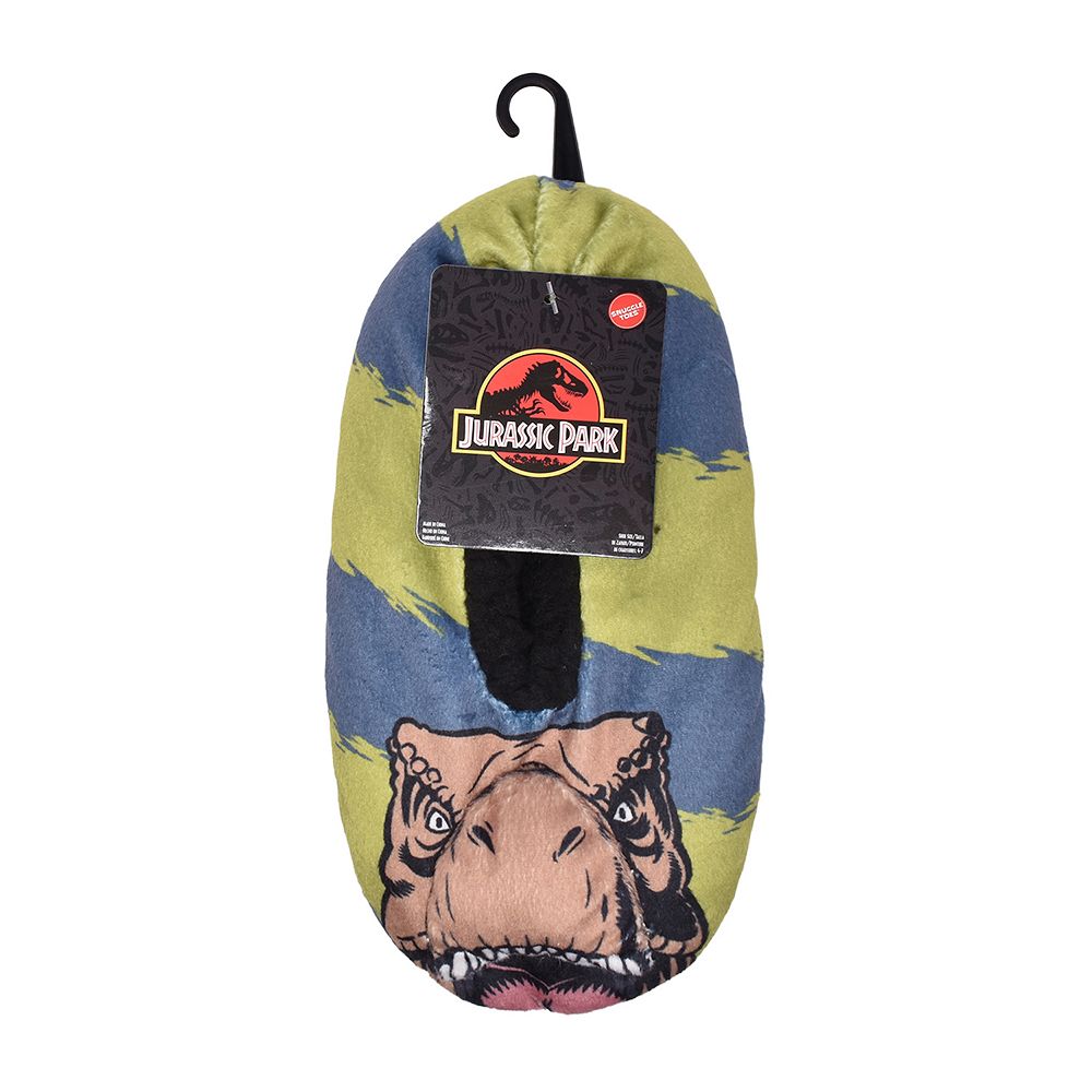 Boys Jurassic Park T-Rex Slipper Socks