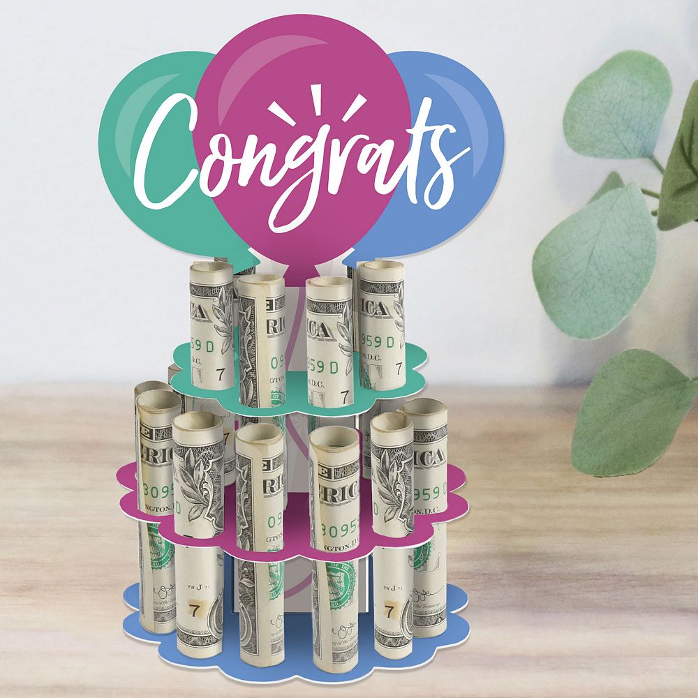 Big Dot Of Happiness Congrats - Diy Congratulations Money Holder Gift ...