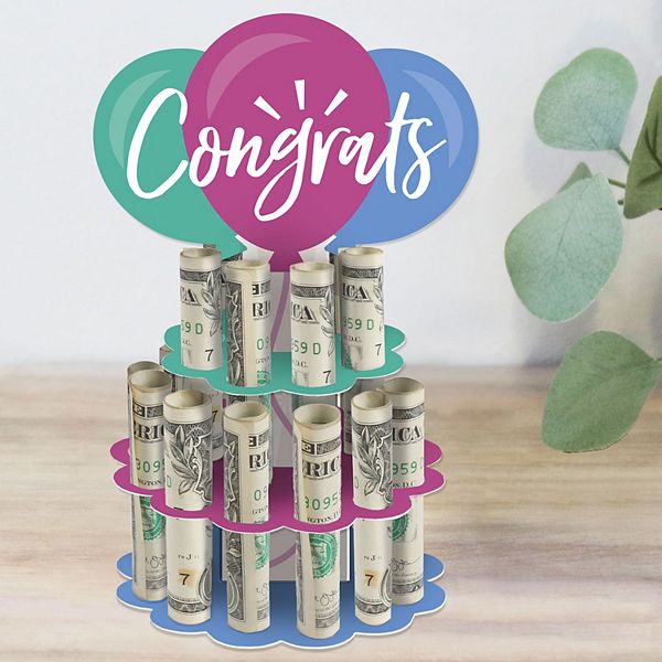 Big Dot Of Happiness Congrats - Diy Congratulations Money Holder Gift ...