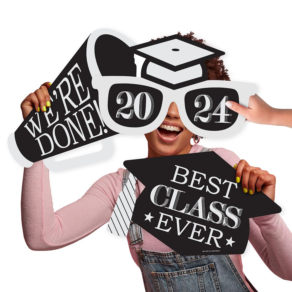 Big Dot Of Happiness Graduation Cheers - 2024 Graduation Party Large ...