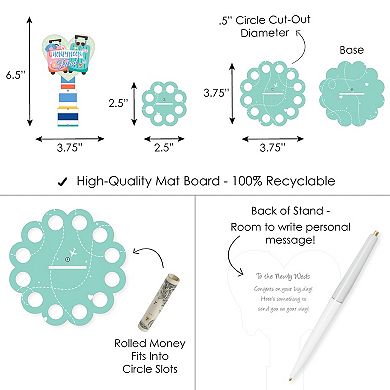 Big Dot Of Happiness Honeymoon Fund - Diy Wedding Or Engagement Party ...
