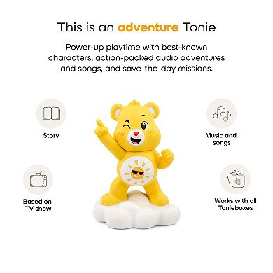 tonies Care Bears Funshine Bear Audio Play Character Figurine