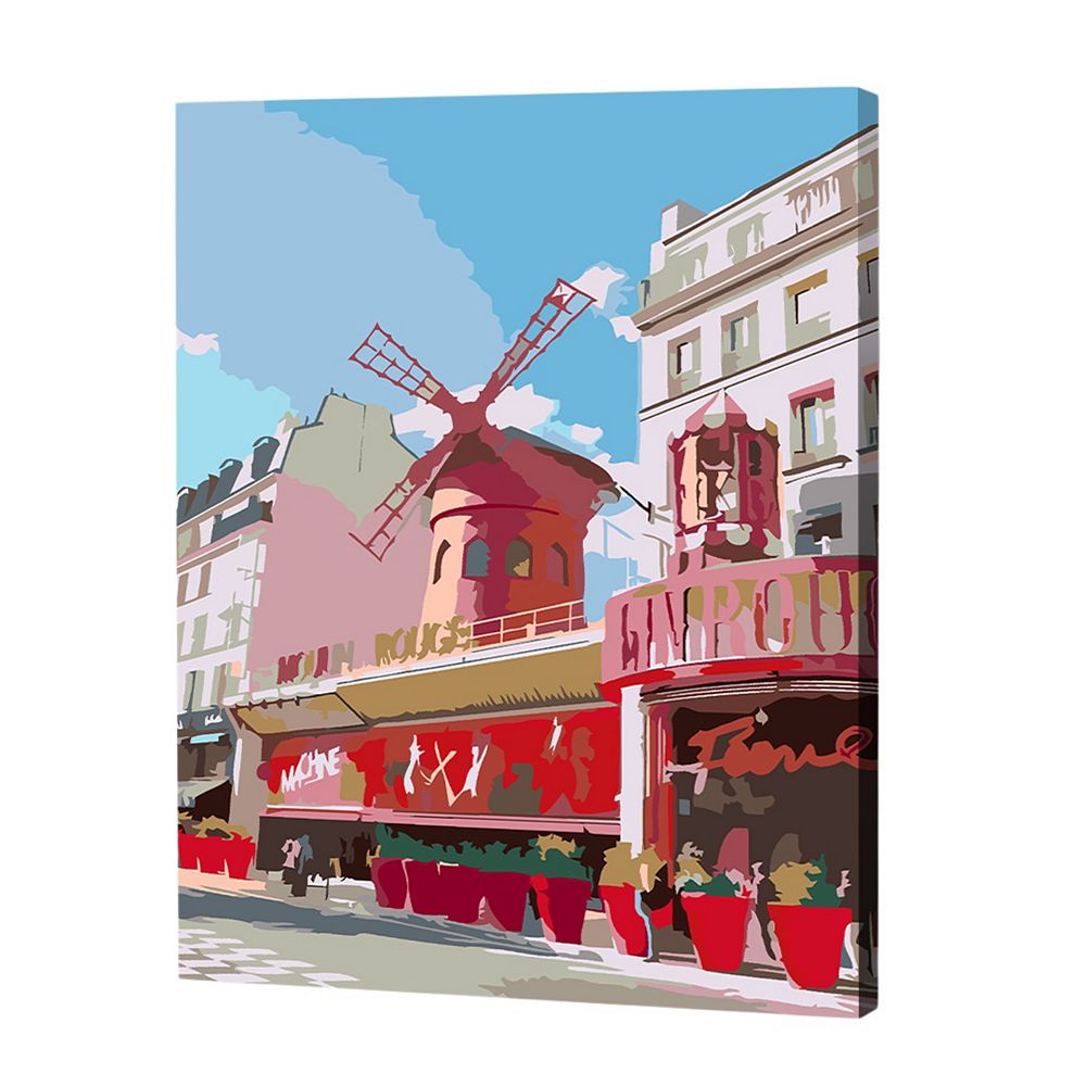 Artwille Paint By Number Kit Moulin Rouge