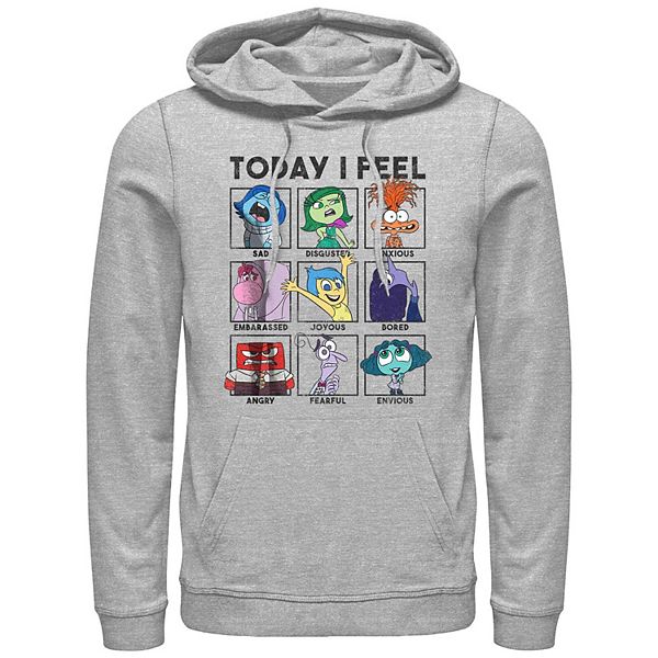 Disney's Inside Out 2 Today I Feel Group Shot Emotion Boxes Men's ...
