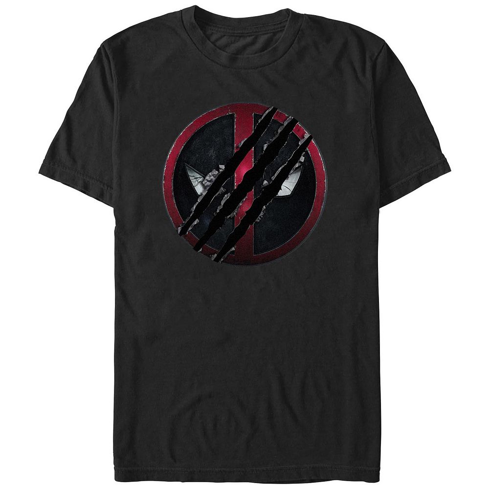 Men's Deadpool And Wolverine Scratch Large Graphic Tee