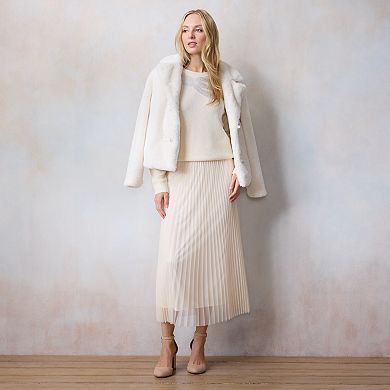 Women's LC Lauren Conrad Faux Fur Toggle Jacket