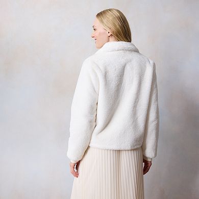 Women's LC Lauren Conrad Faux Fur Toggle Jacket