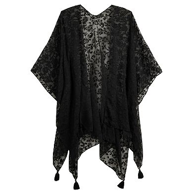 Women's Cejon™ Floral Burnout Topper Ruana