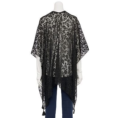 Women's Cejon™ Floral Burnout Topper Ruana