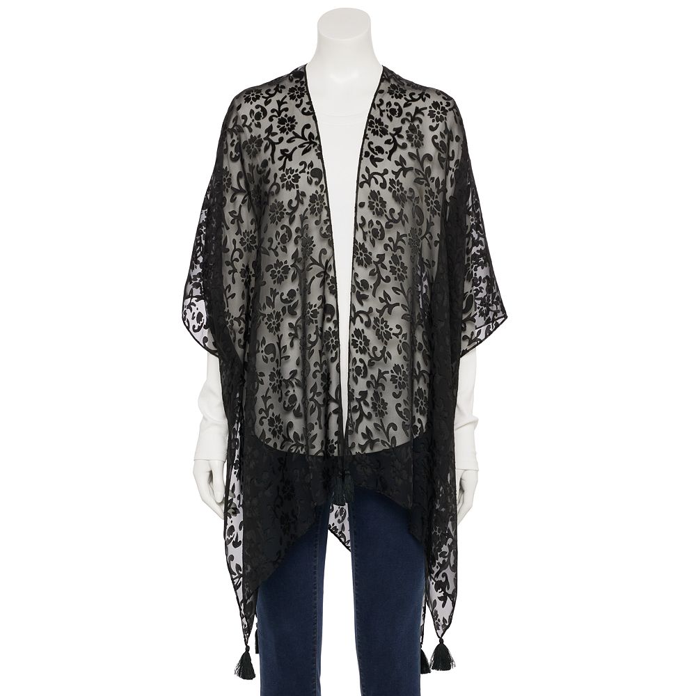 Women's Cejon™ Floral Burnout Topper Ruana