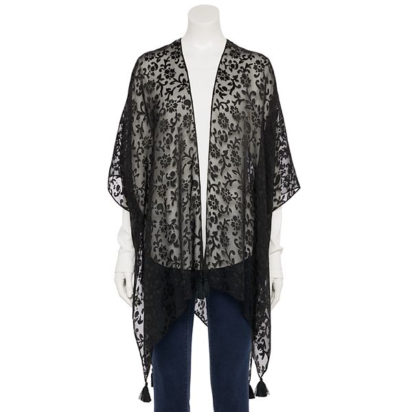 Women's Cejon™ Floral Burnout Topper Ruana