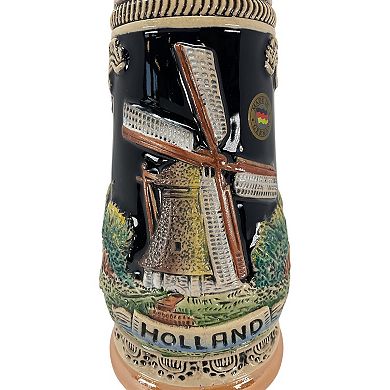 Pinnacle Peak Trading Holland Dutch Windmill German Beer Stein .5l Made ...