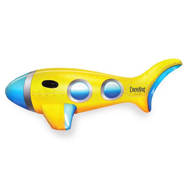 Coconut Outdoor Yellow Submarine Ride-on Pool Float