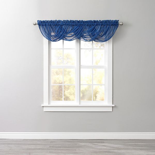 Brylanehome Bh Studio Sheer Voile Toga Valance