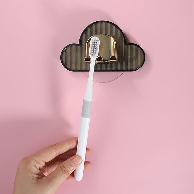 Wall Mounted Toothbrush Holder For Bathrooms Hanging Toothbrush Holder ...