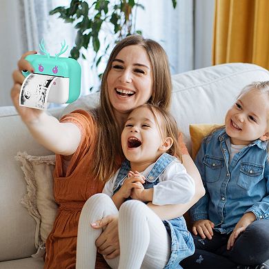 Kid's, 2.4'', Instant Print Digital Selfie Camera With Dual Lens