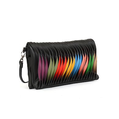 Mellow World Rainbow Twist Crossbody Wristlet