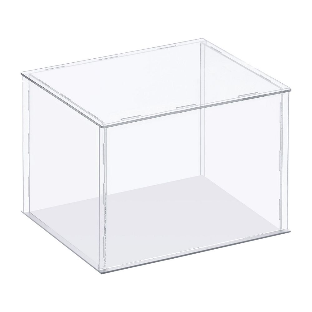Display Case, Acrylic Box Assemble Dustproof Box Showcase For Collectibles