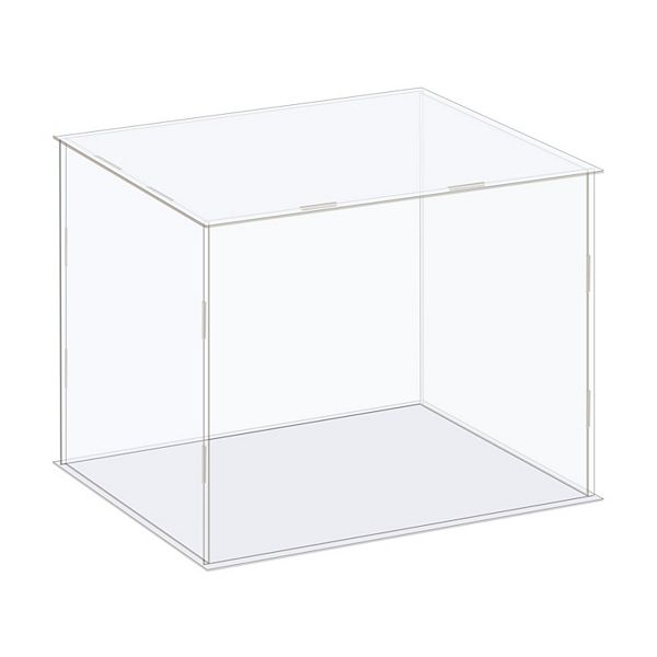 Display Case Box Acrylic Box Transparent Dustproof Protection Showcase ...