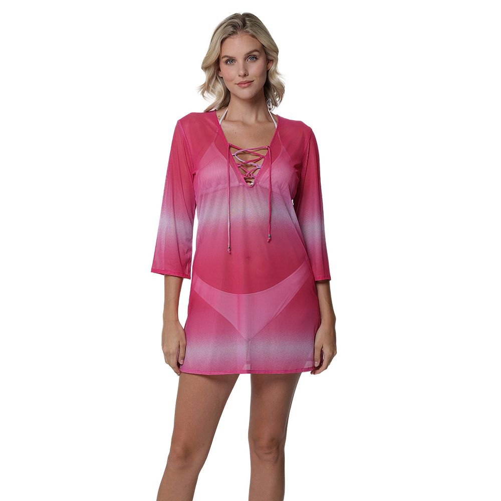 Women's Portocruz Lace Up Tunic Swim Cover Up