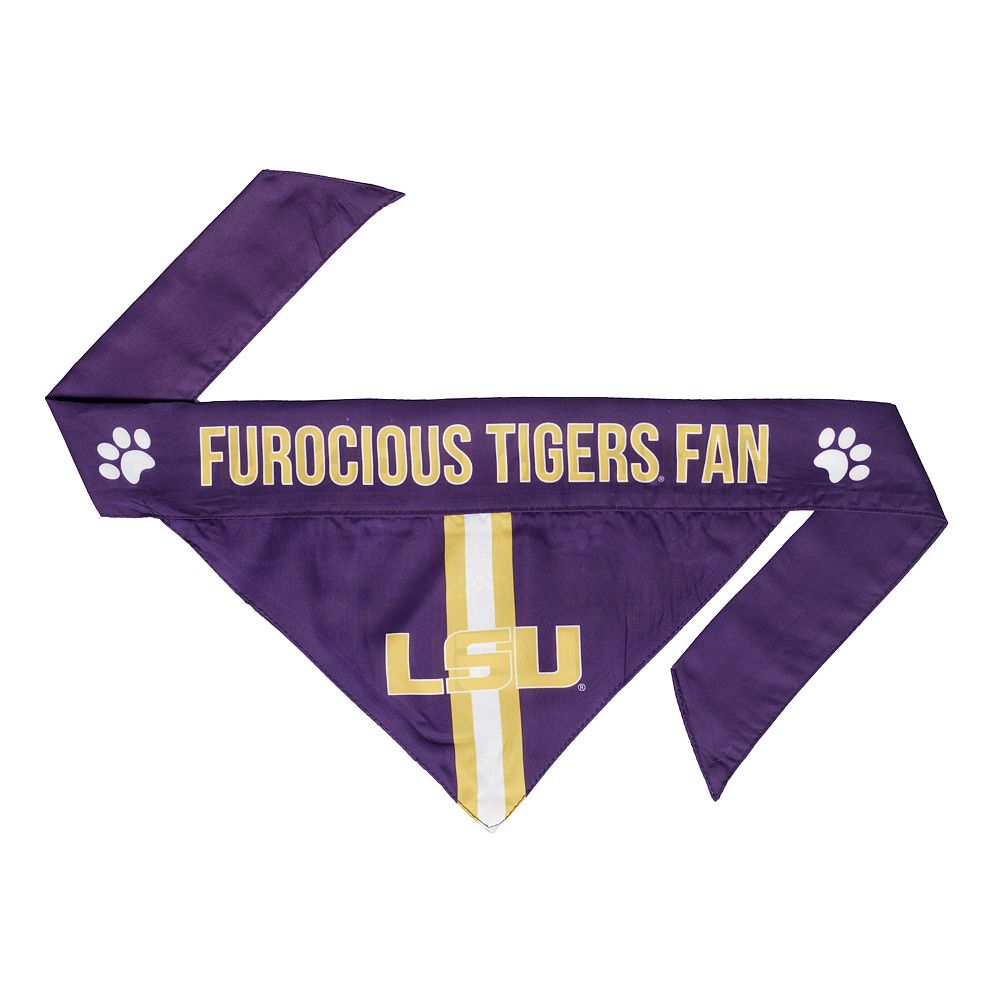 NCAA LSU Tigers Reversible Pet Bandana