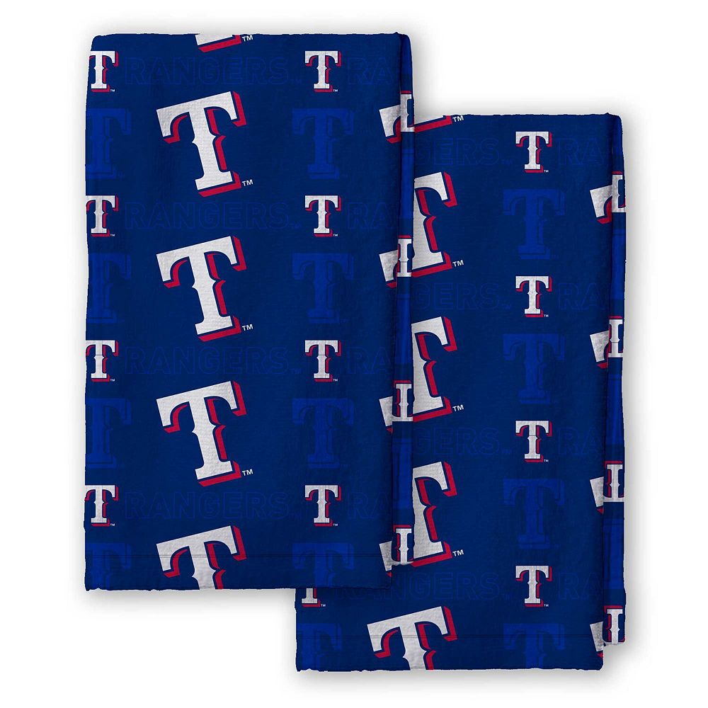 Pegasus Texas Rangers 2-Pack Repeat Logo Dish Towel Set