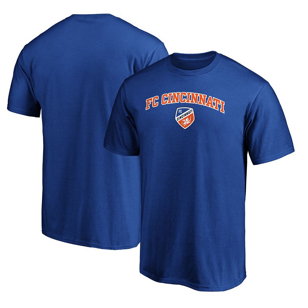 Men's Fanatics Branded Blue FC Cincinnati Heart & Soul T-Shirt