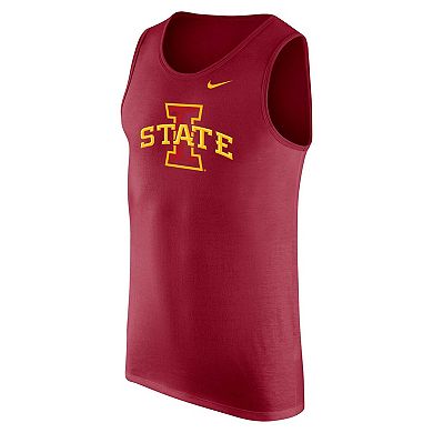 Men's Nike Cardinal Iowa State Cyclones Tank Top