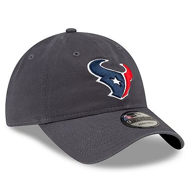 Men's New Era Graphite Houston Texans Core Classic 9TWENTY Adjustable Hat