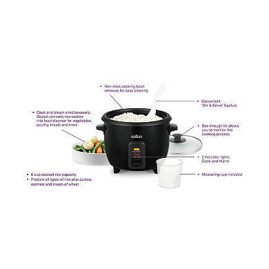 Salton Automatic 6-cup Rice Cooker