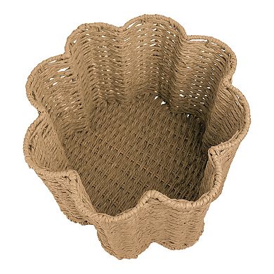 Dwell Studio Daisy Shape Paper Weave Storage Bin
