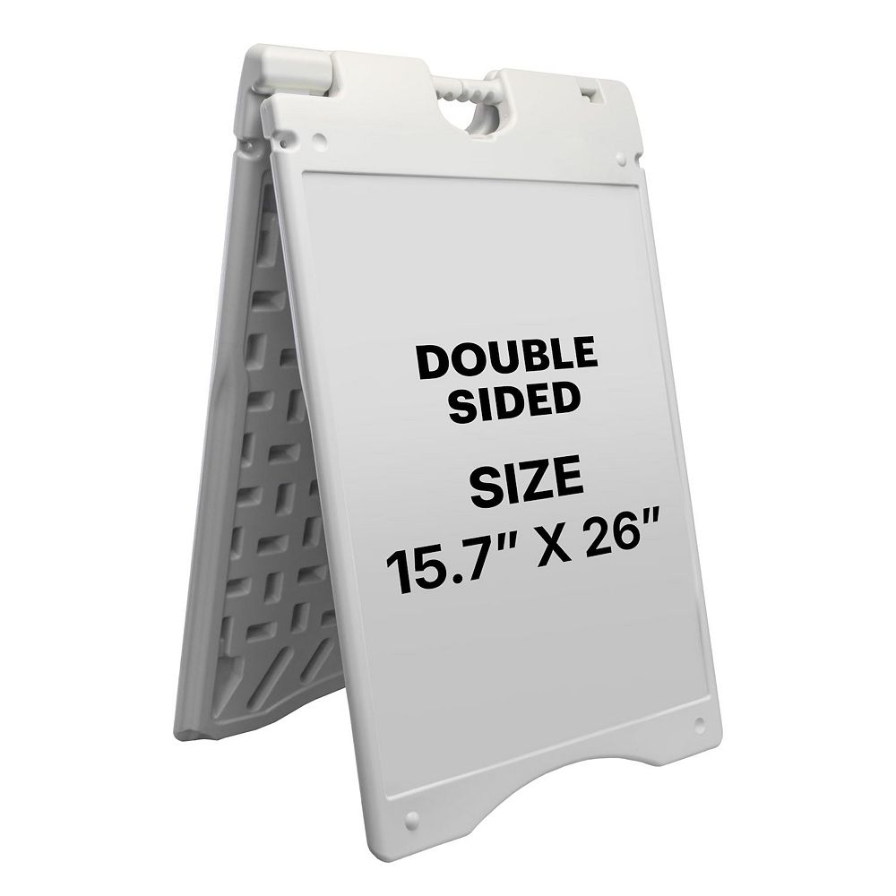 Jumbl A Frame Sandwich Board 15.7 X 26” Display Sidewalk Sign With Pvc ...