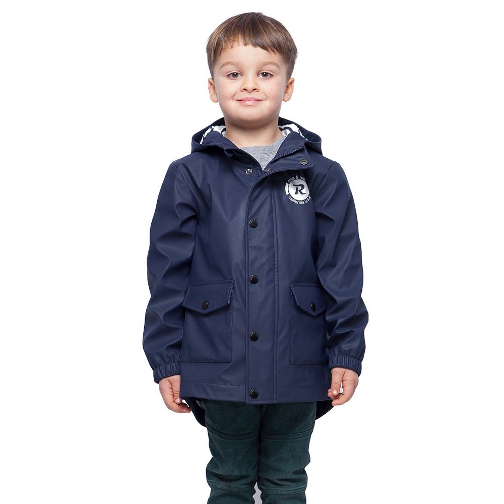 Boys Rokka&rolla Waterproof Rain Coats Rubberized Jackets