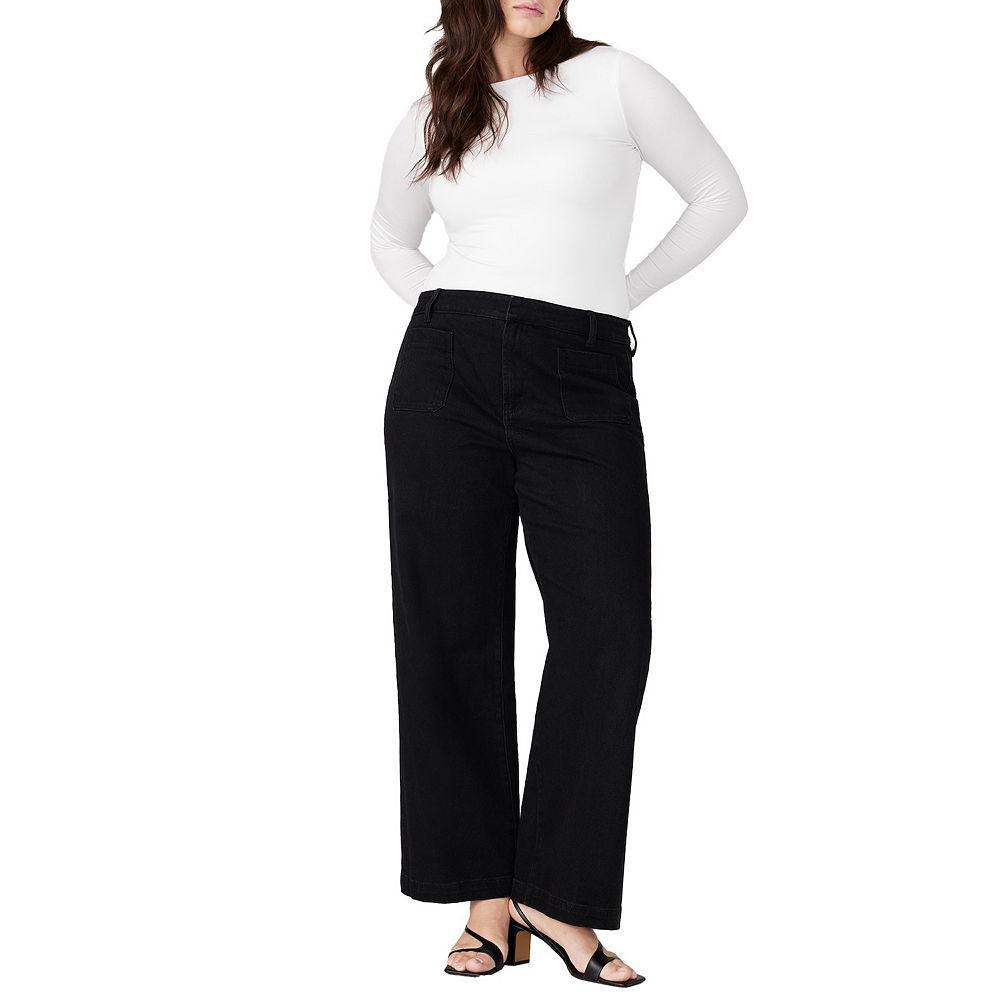 Eloquii Women's Plus Size Trouser Jean