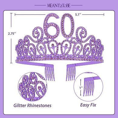 60th Birthday Sash And Tiara For Women