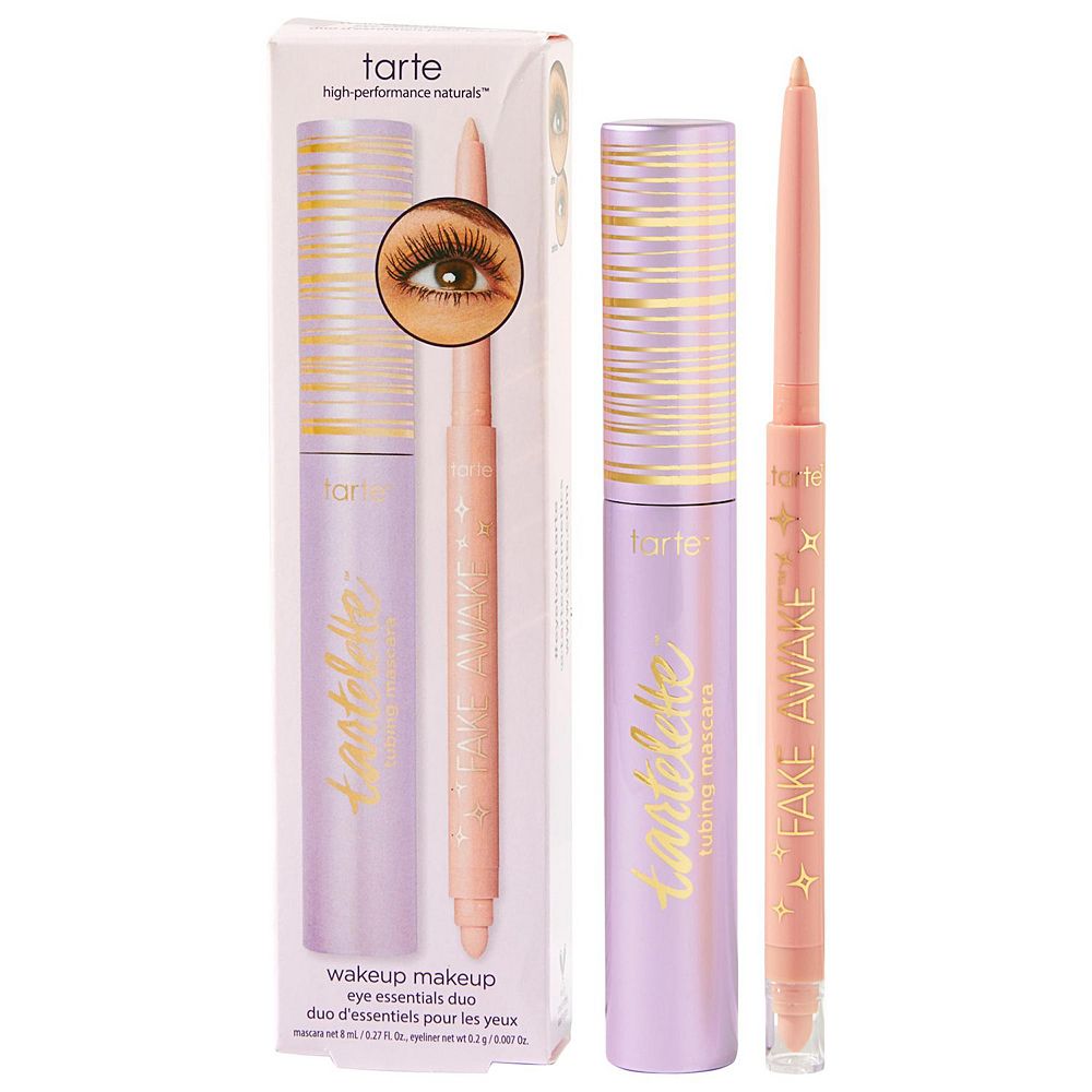 tarte wakeup makeup mascara & eyeliner essentials duo set