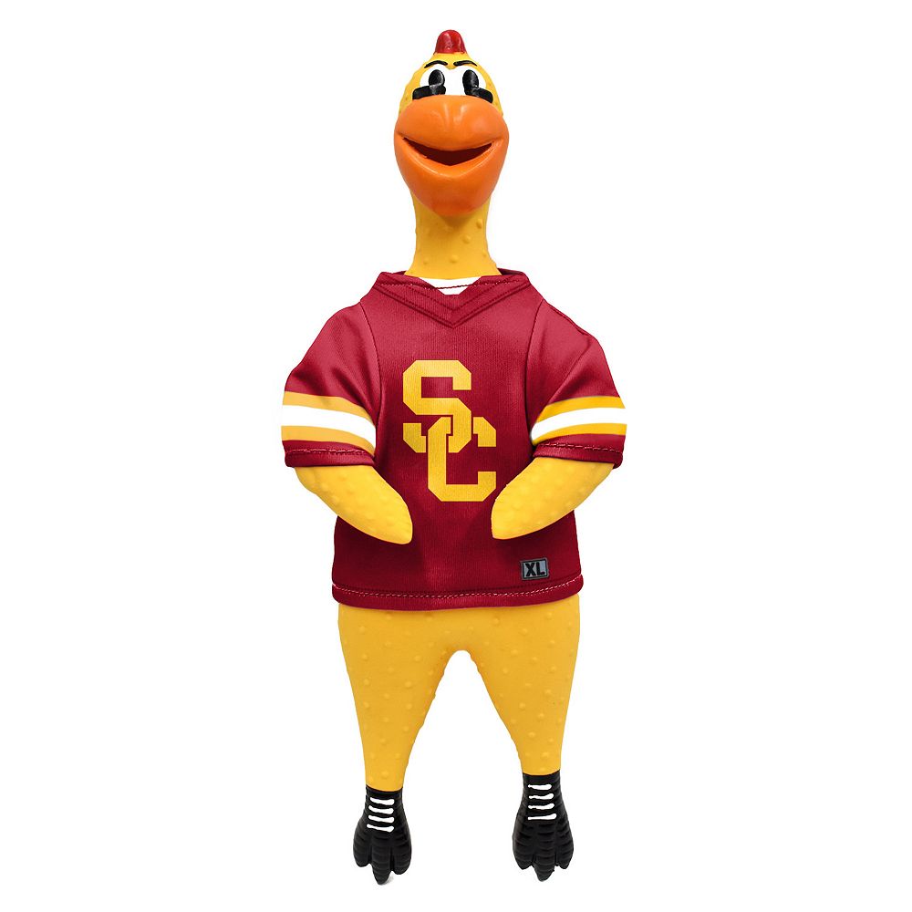 NCAA USC Trojans Rubber Chicken Toy