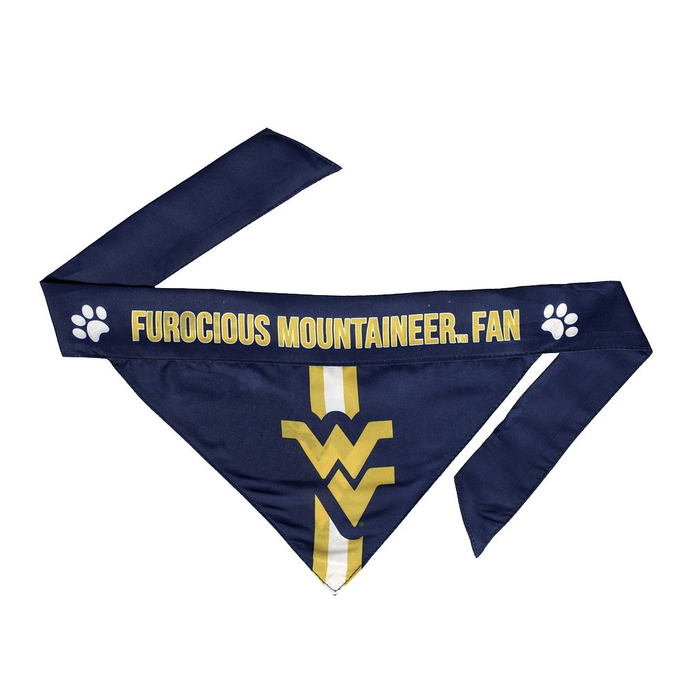 NCAA West Virginia Mountaineers Reversible Pet Bandana