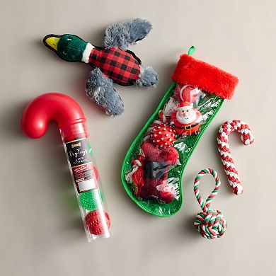 Woof 4-pk. Candy Cane Pet Toys