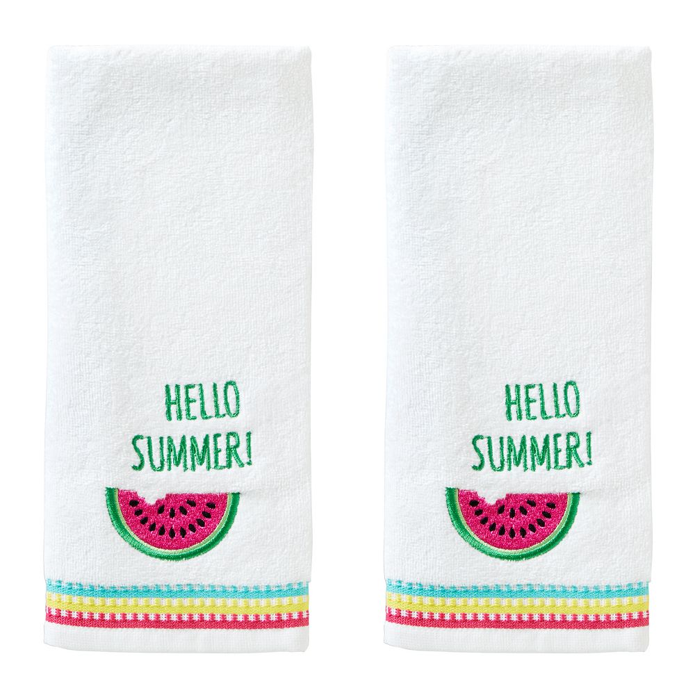 SKL Home 2-Piece Hello Summer Hand Towel Set