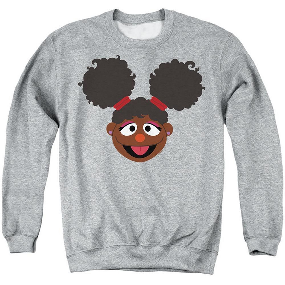 Sesame Street Gabrielle Face Adult Crewneck Sweatshirt