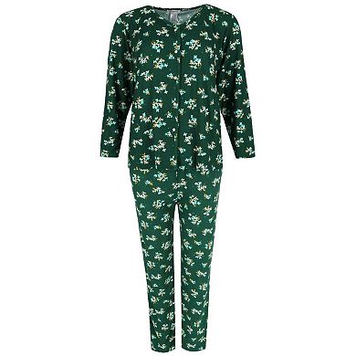 Elegant Emily Women's Hunter Floral Pajama Set